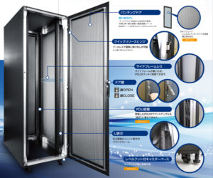 情報通信 ・ オフィス向け 19インチラックData Center ModulDCM-Rack 700/800 ｜ 中央電子株式会社
