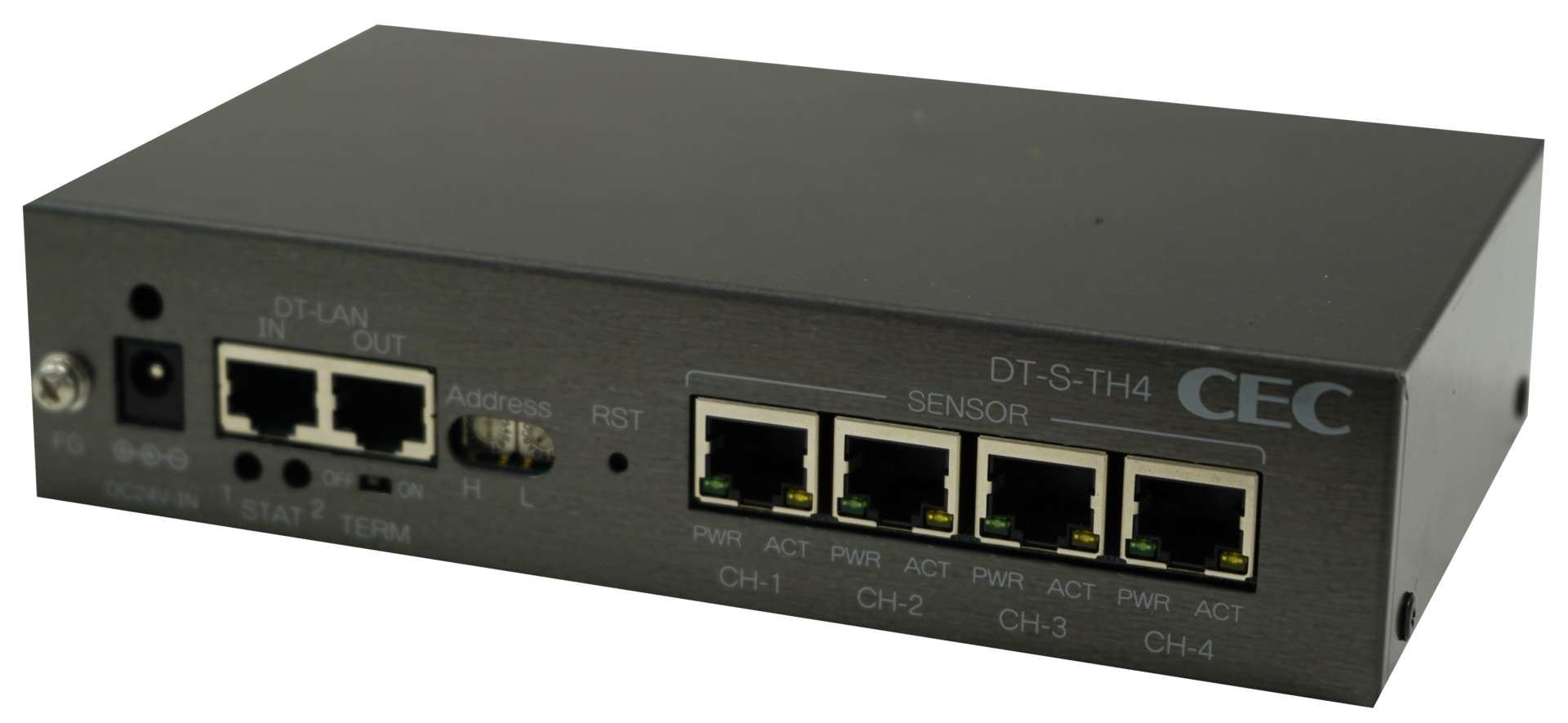 ネットワーク対応環境監視装置サブユニット DT-S-TH4（写真左）温湿度センサ DT-TH01（写真右） ｜ 中央電子株式会社